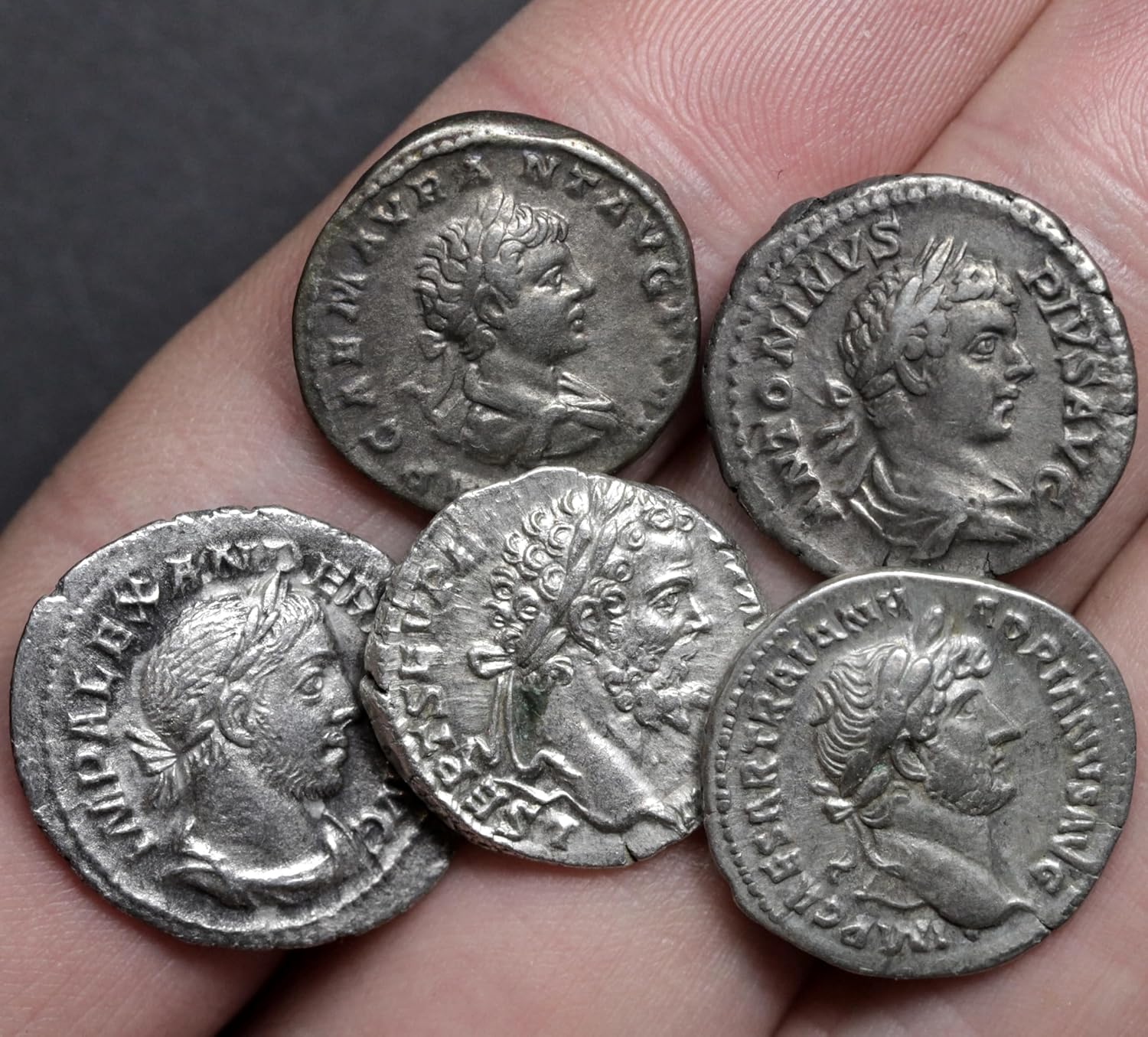 Amazon.com: Roman Coin Ancient Roman Empire Silver Denarius, Choice ...