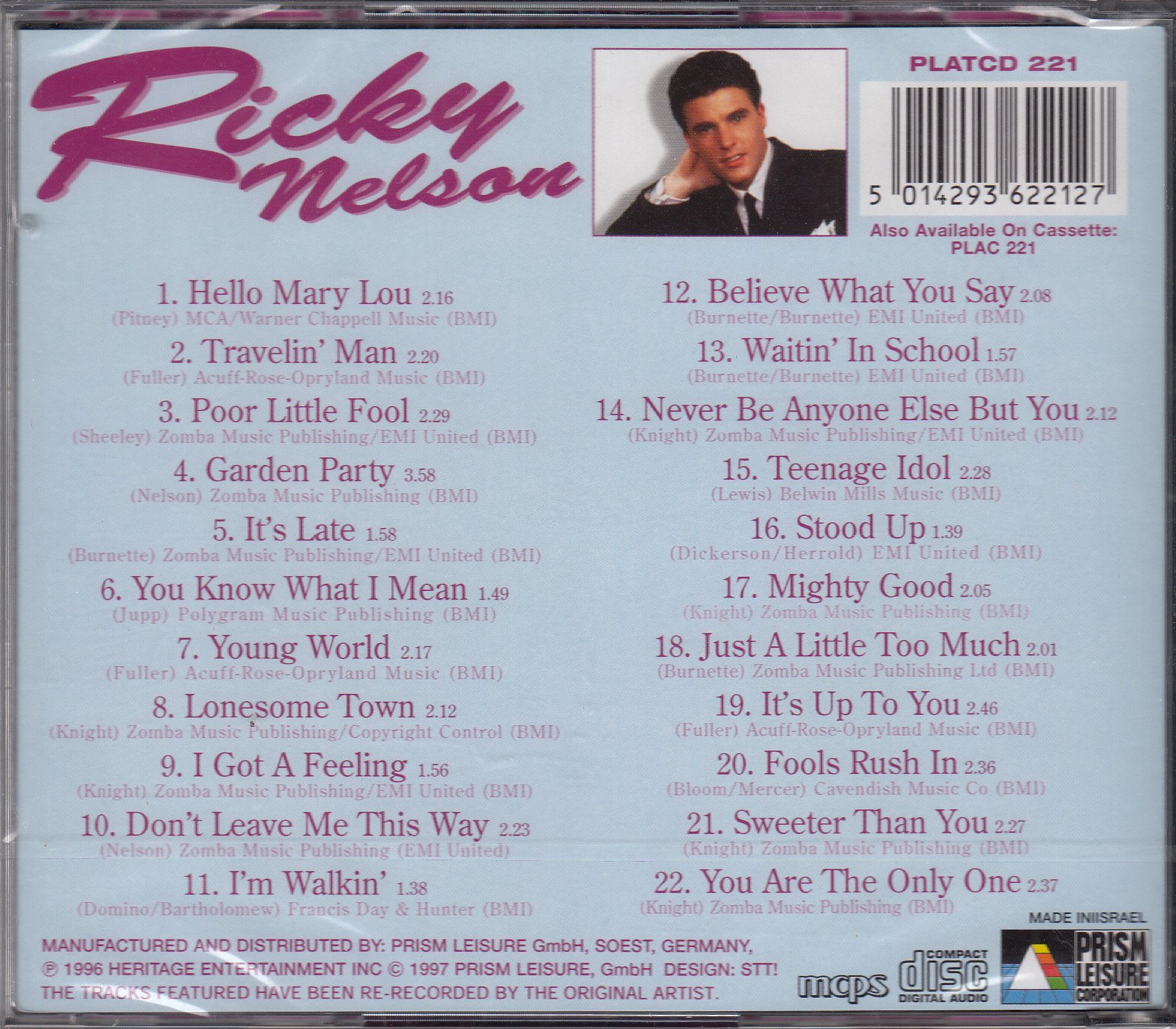 Nelson, Rick - Rick Nelson - Greatest Hits - Amazon.com Music
