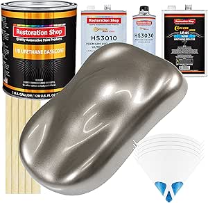 Amazon.com: Restoration Shop - Firemist Pewter Silver Urethane Basecoat ...
