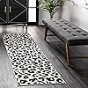 Amazon.com: Hauteloom Pointblank Modern Animal Print Runner Rug for ...
