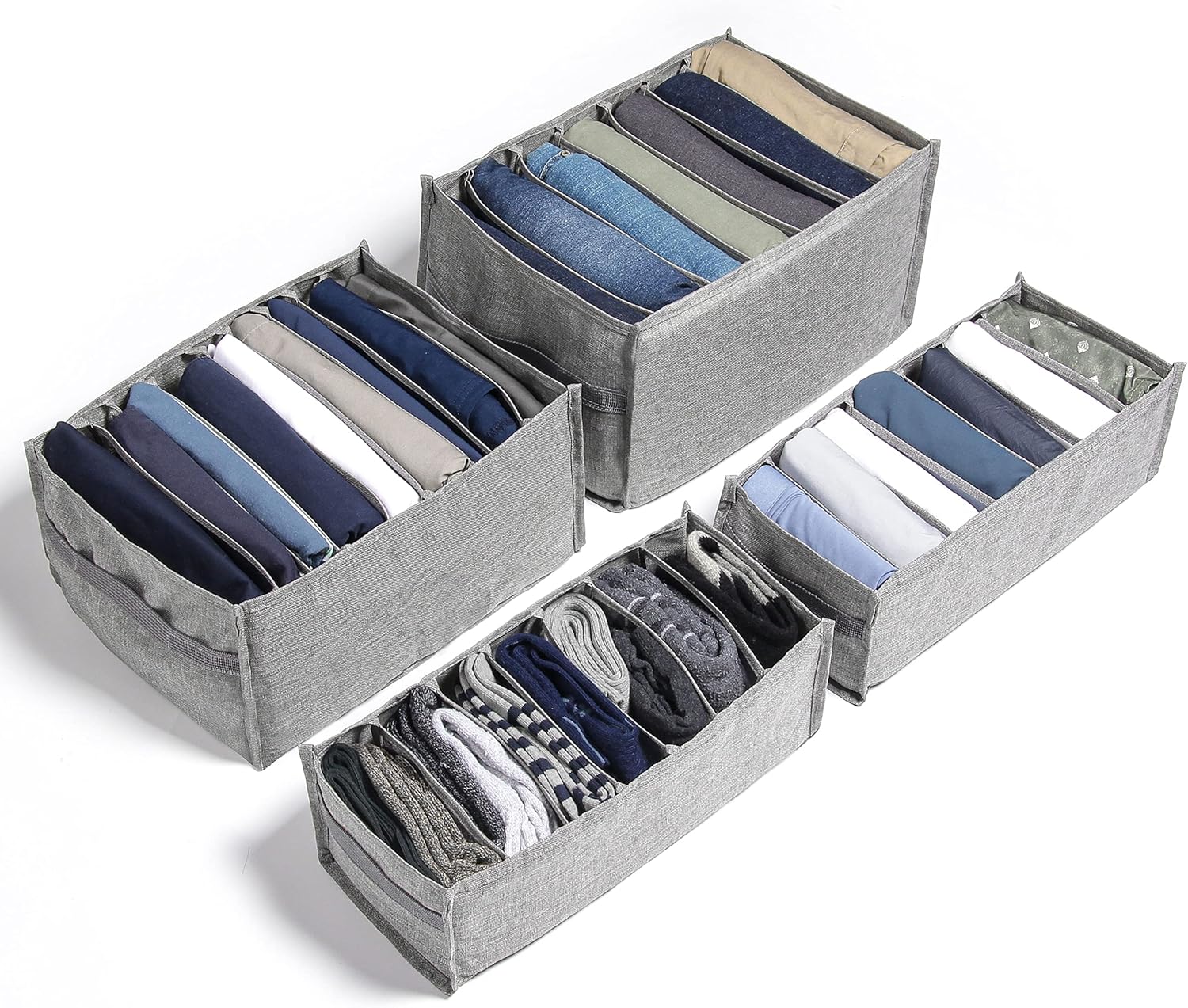 Amazon.com: Faireach Multipurpose Wardrobe Clothes Organizer with 4 PCS ...