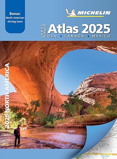 Amazon | Michelin North America Large Format Road Atlas 2025: USA ...