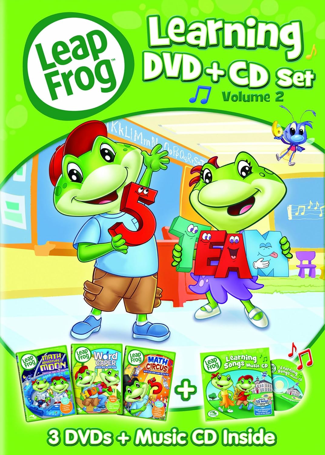 Leapfrog Learning Set: Volume 2 (3-Disc DVD + Audio CD): Amazon.ca ...