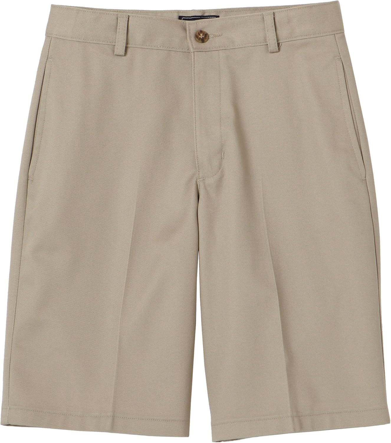 Amazon.com: Dockers Big Boys' Flat Front Short-School Uniform,Khaki,8 ...