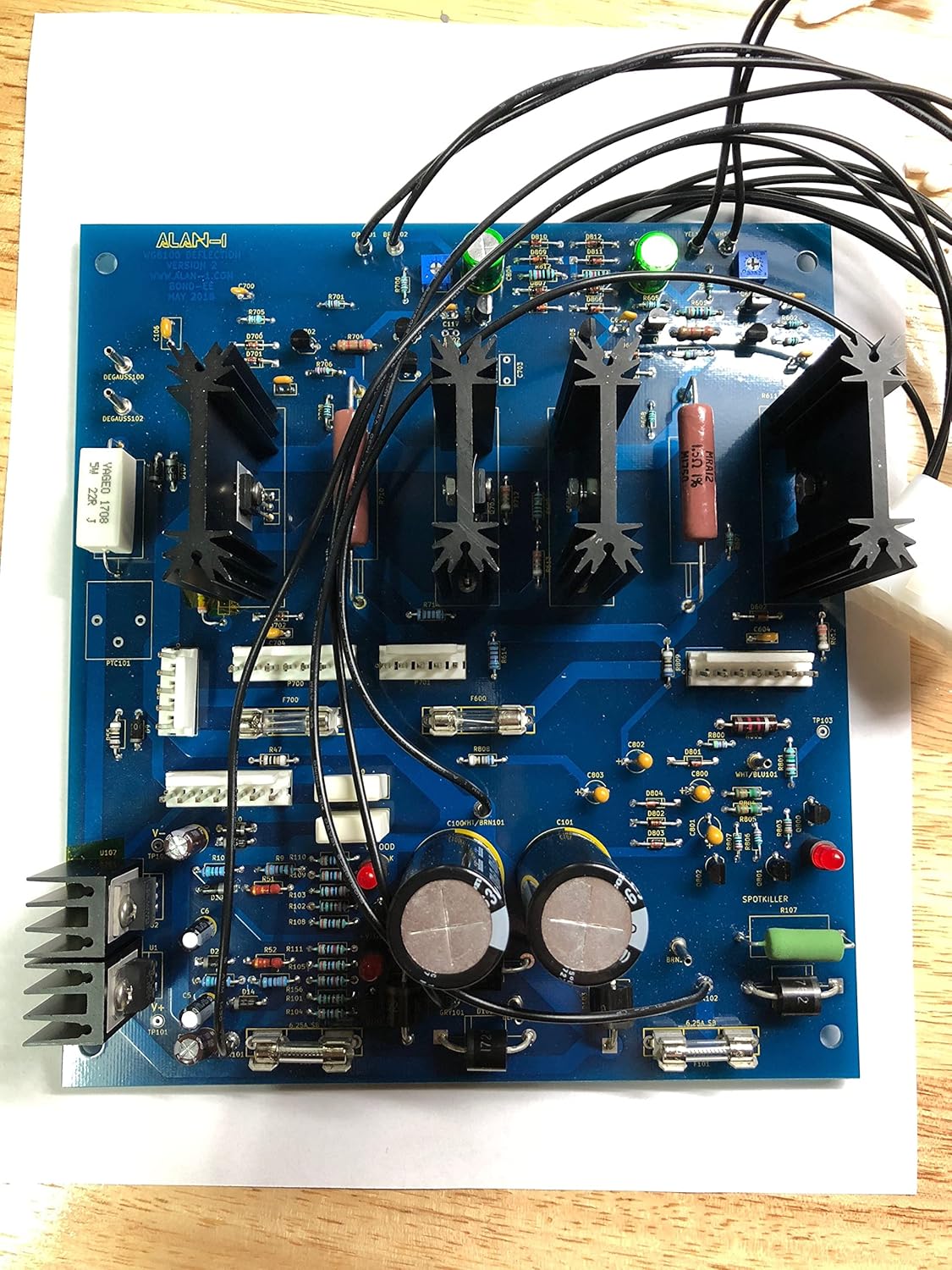 Amazon.com : Alan-1 Genuine Arcade Wells Gardner 6100 Deflection Board ...