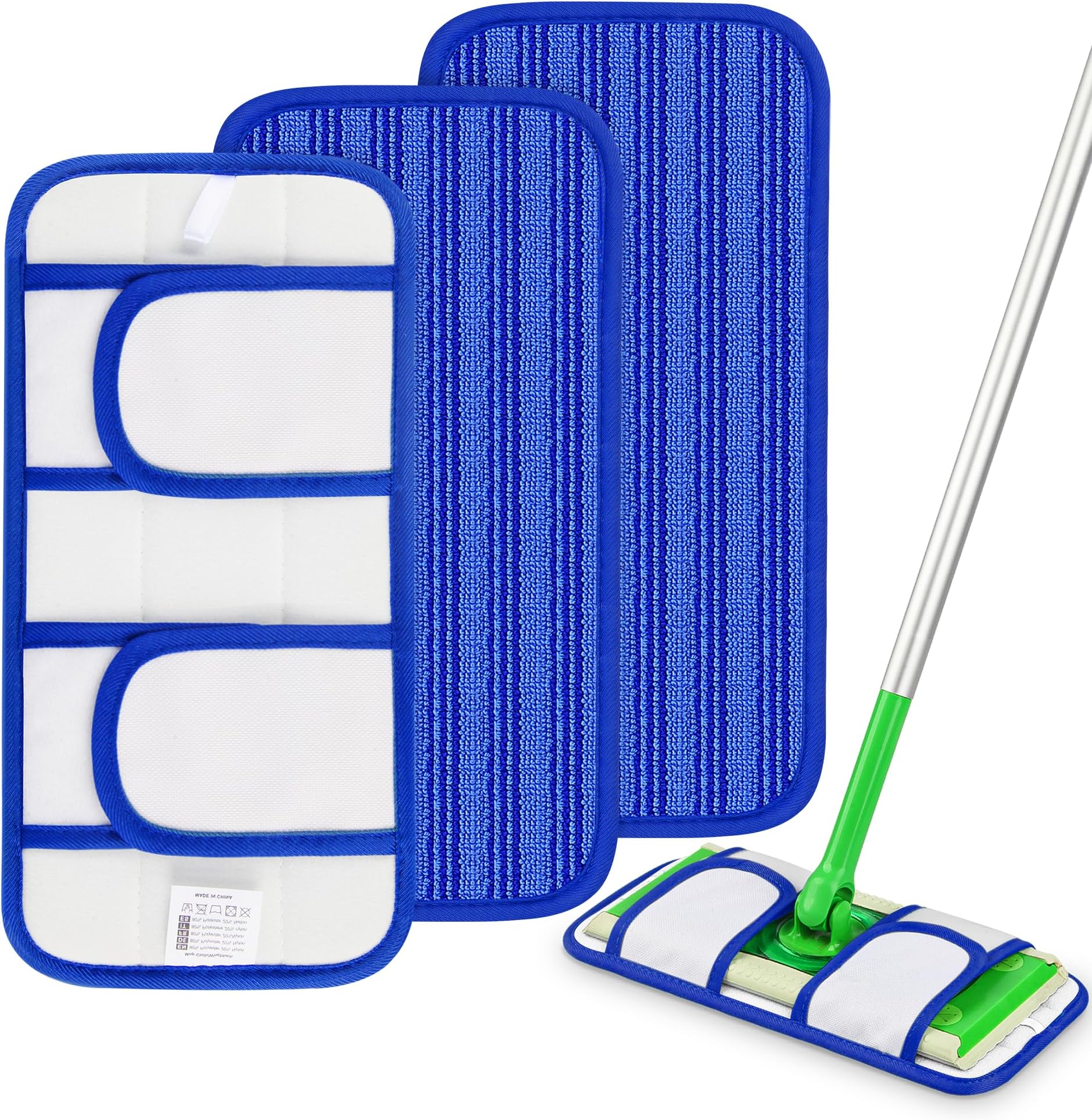 Amazon.com: Worldity 9 Pack Microfiber Cleaning Pads, 18 Inch ...