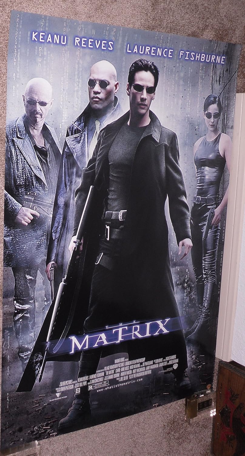 THE MATRIX original 1999 27x41 ROLLED one sheet movie poster KEANU ...