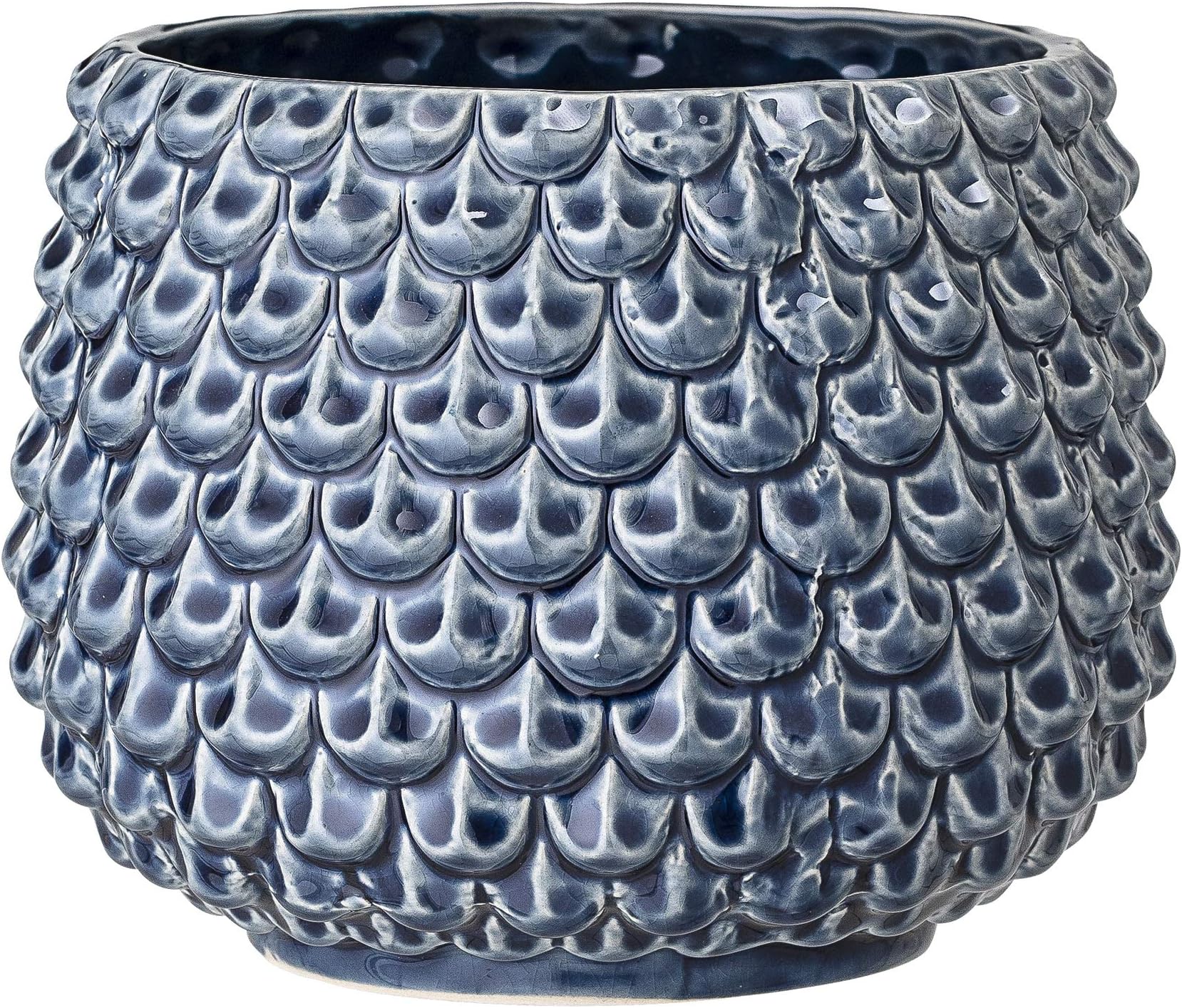 Amazon.com: Ivyline Monza D13 cm – Vintage Flower Pot, Blue – One Size ...