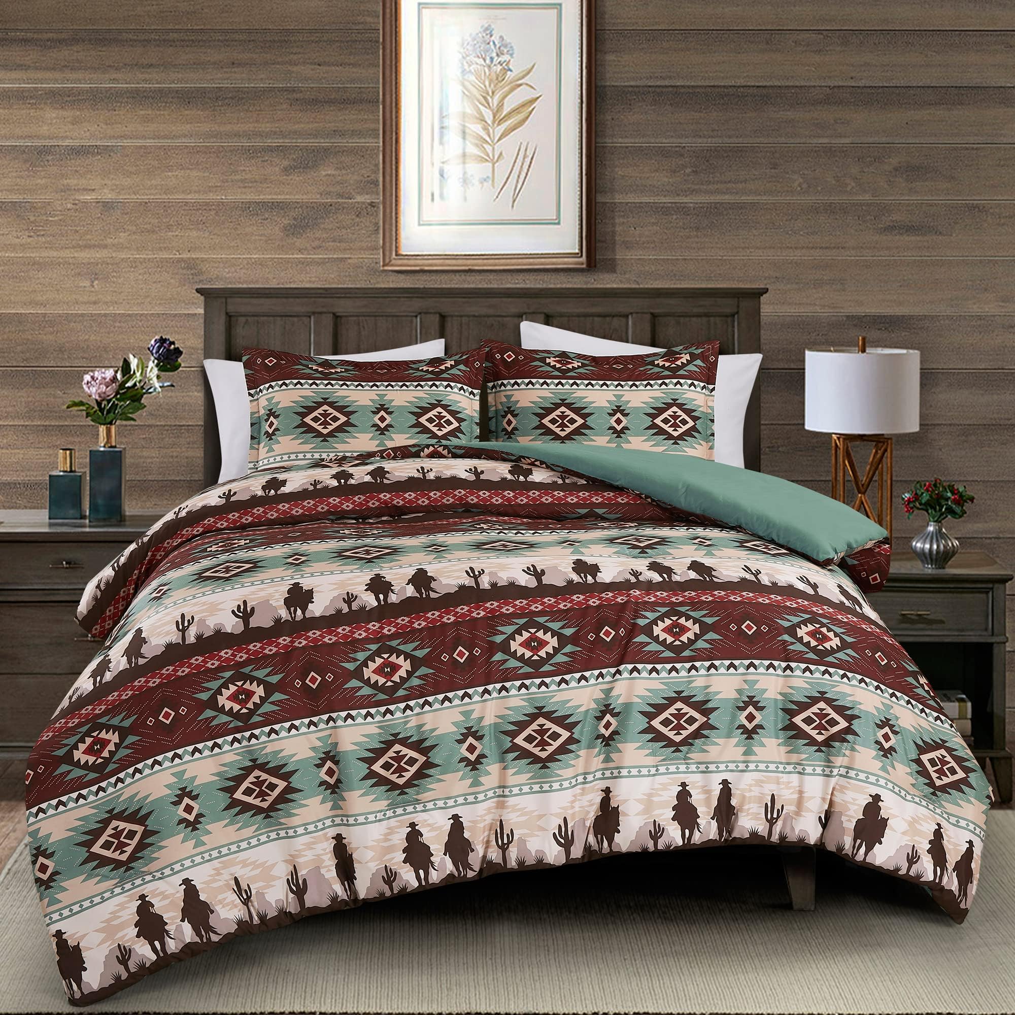 Amazon.com: CARSTENS, INC. Woven Chenille 5-Piece Rustic Western ...