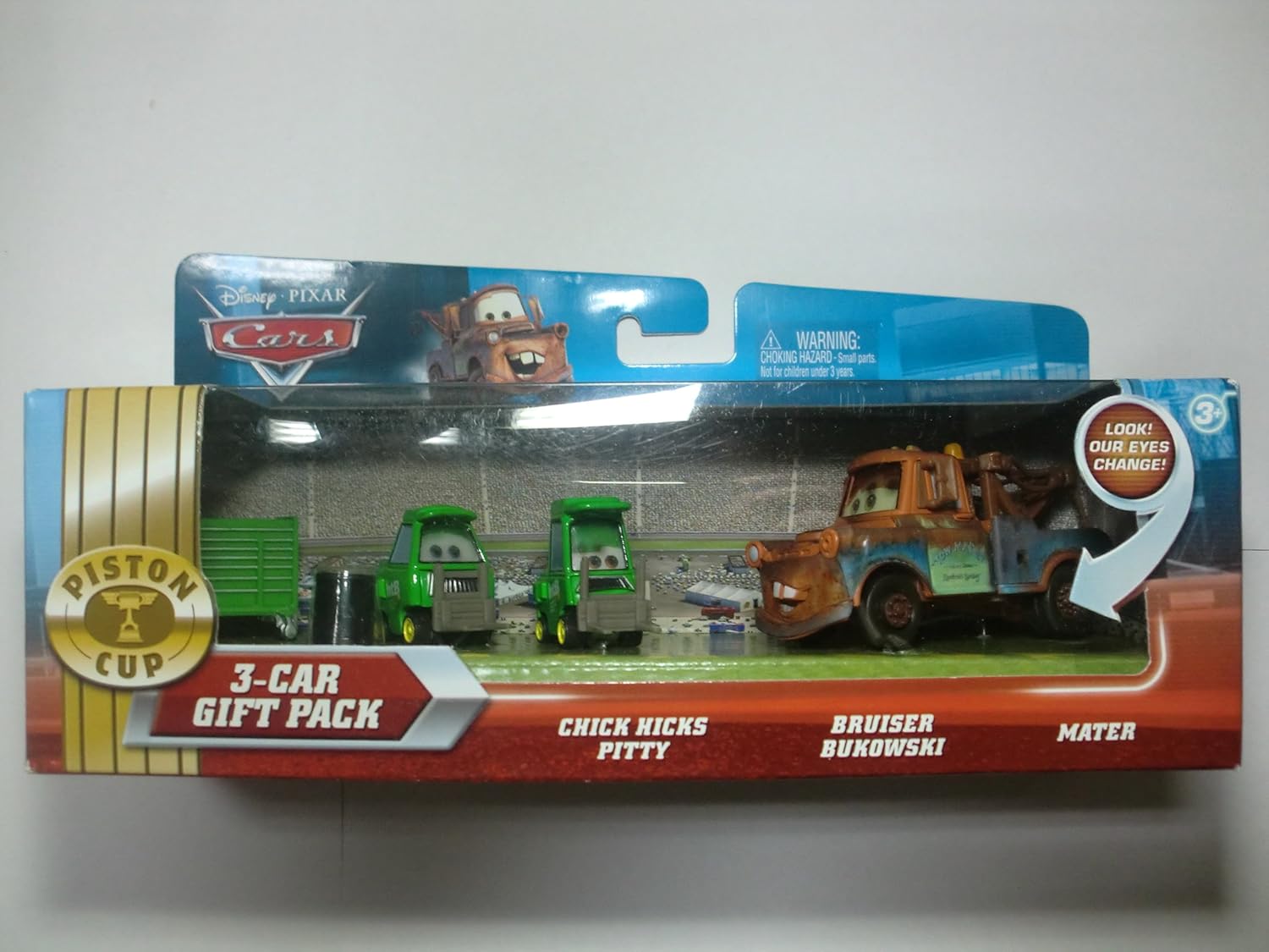 Disney Pixar Cars - 3-Pack - Chick Hicks Pitty / Bruiser Bukowski ...