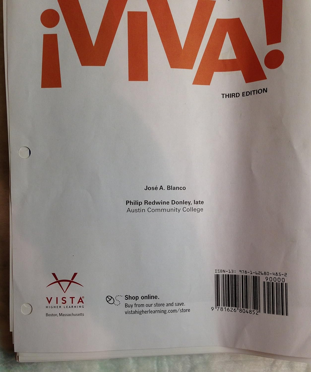 Viva 3rd Ed Looseleaf Textbook: vhl: 9781626804852: Amazon.com: Books