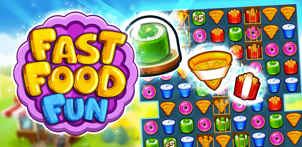 Fast Food Fun - Match 3 Games Free and New 2023, Sweet Royal Sugar ...
