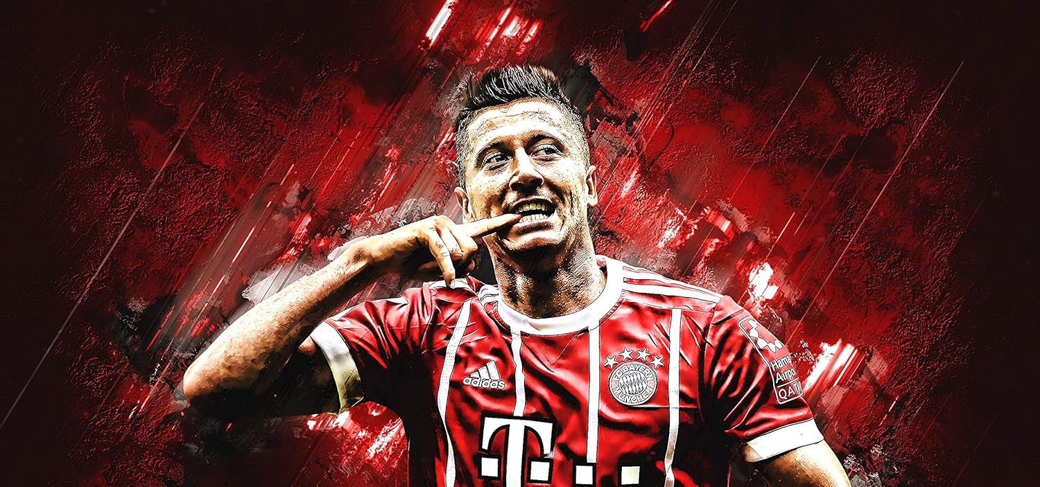 Amazon.com: Robert Lewandowski Poster Print, Football Player, Posters ...