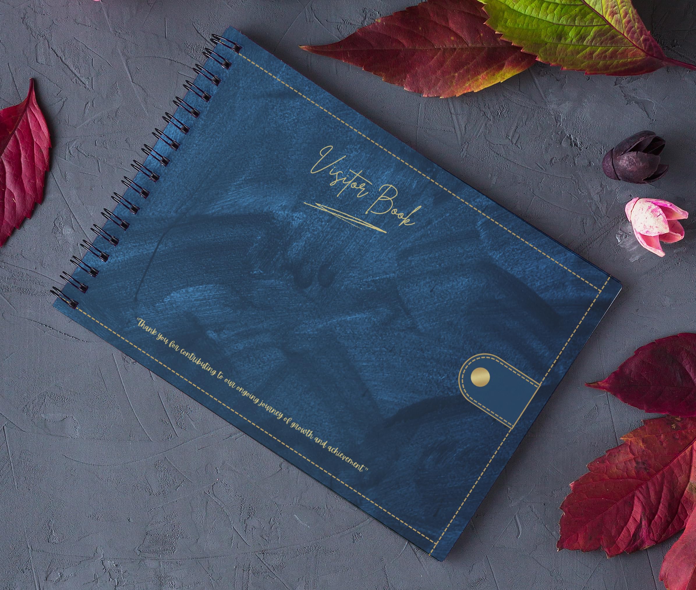 The Mood Twisters Visitor Book For Office - A4 Landscape size- 8.25 x ...