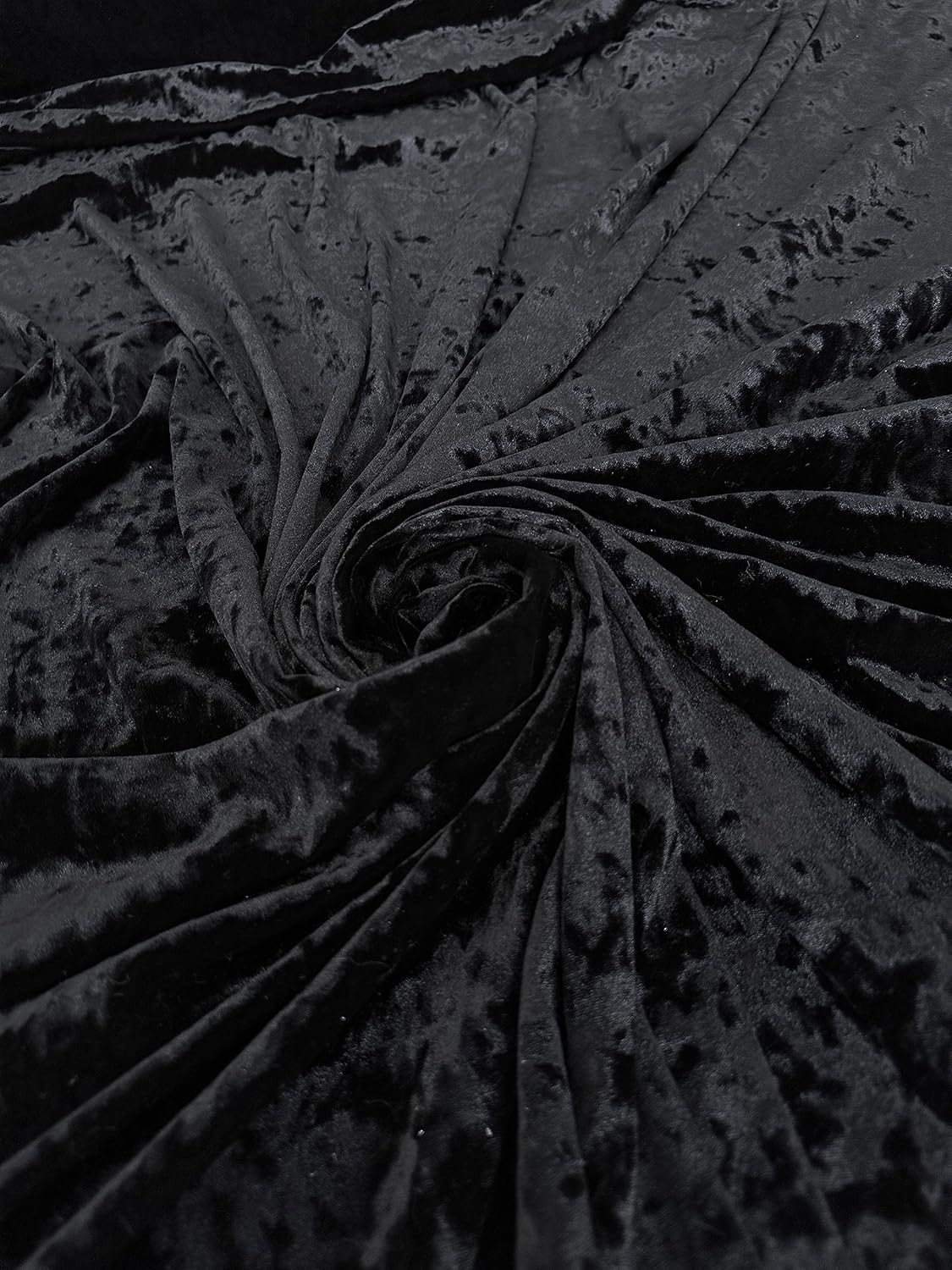 Amazon.com: Premium Stretch Crushed Velvet Fabric by The Yard - Soft ...