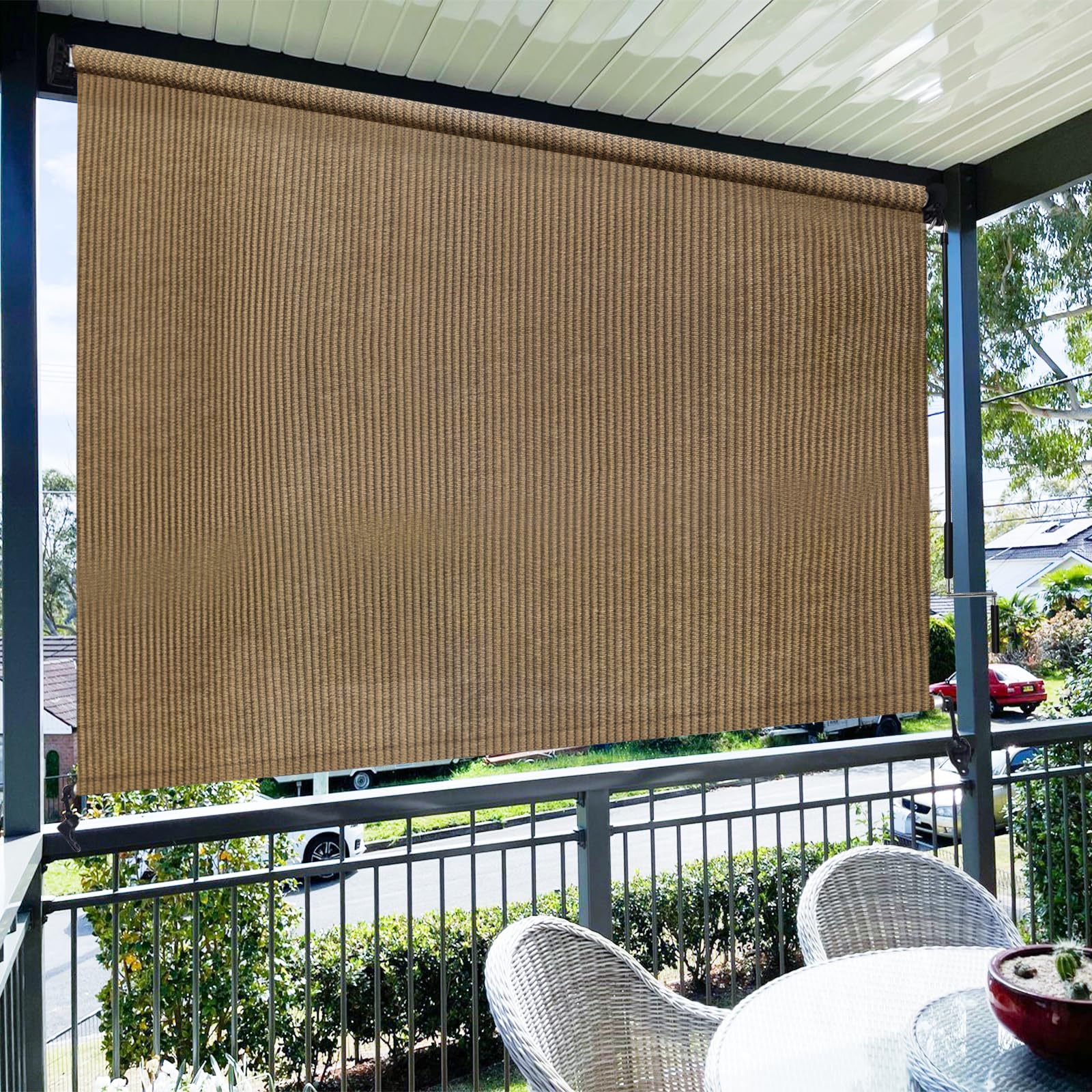 Amazon.com: Amagenix Outdoor Roller Shades 8'(W) X 6'(H), Exterior ...