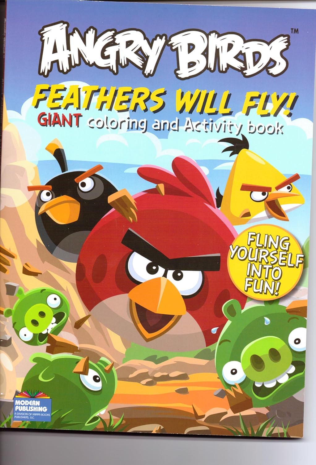 Angry Birds Giant Coloring & Activity Book ~ Feathers Will Fly: unknown ...