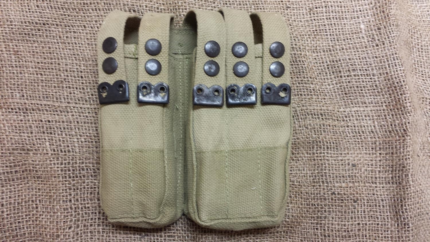 Amazon.com : Israeli Uzi 9mm SMG Canvas Magazine Belt Pouch - 1970's : Gun Ammunition And ...