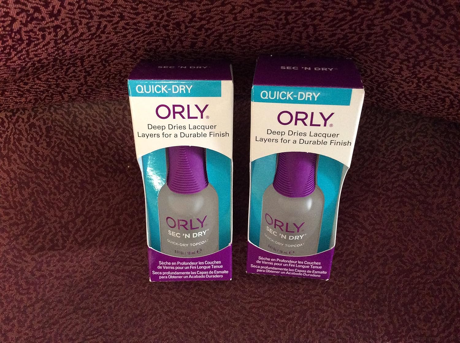 Amazon.com: LOT OF 2!! ORLY SEC 'n DRY .6 fl.oz. Each : Beauty ...