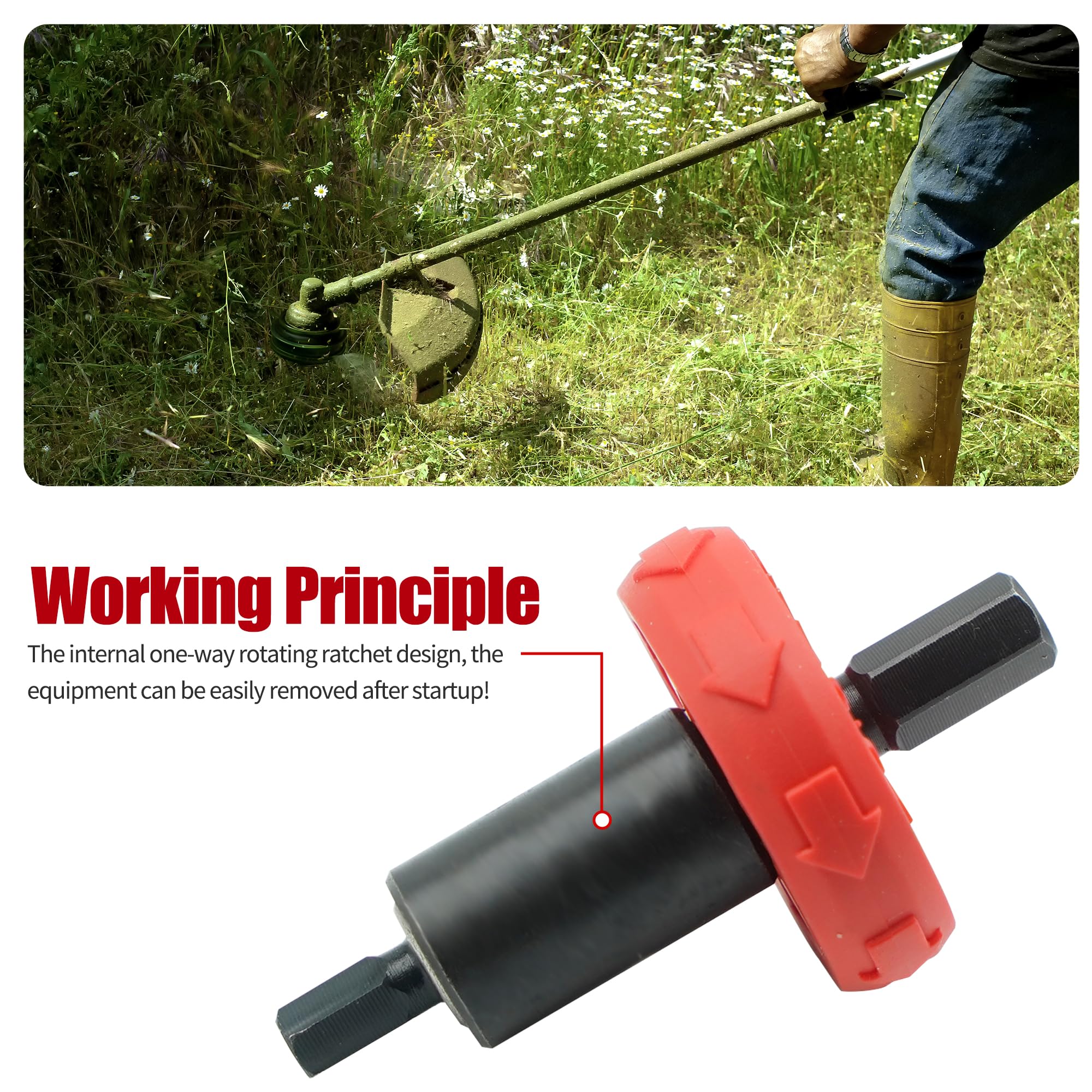 Speed Start Bit Drill Start Adapter For Troy-Bilt Engines - Easy Pull ...