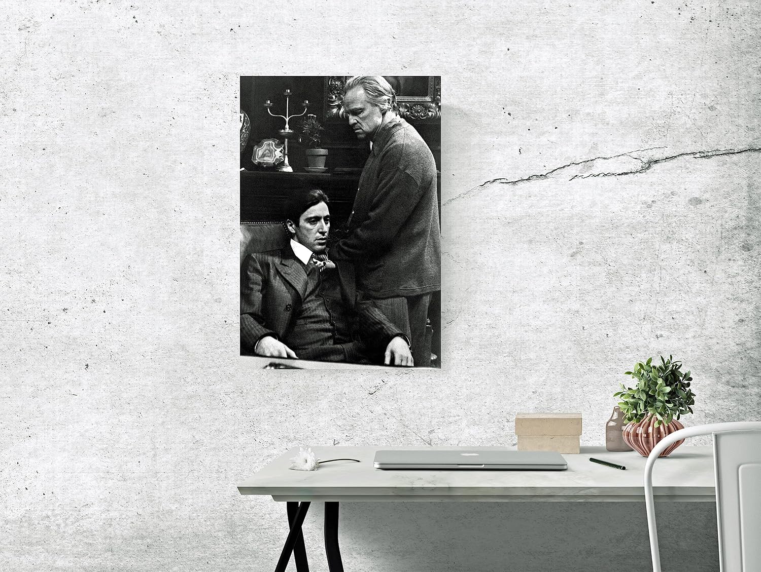 Classic Godfather Poster: Vito & Michael Corleone, Father & Son ...