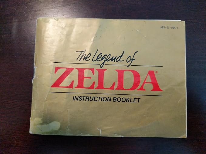 Legend of Zelda Instruction Booklet (NES Manual Only - NO GAME): Amazon ...