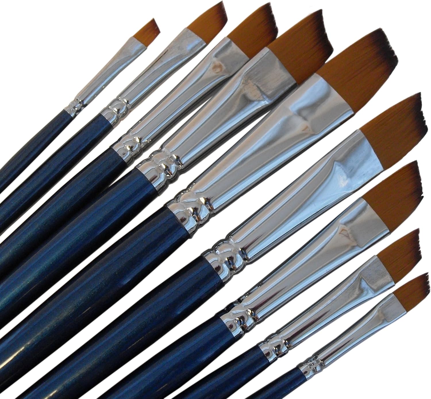 Amazon.com: Magic Touches Paint Brush Set (9 Sizes), Finest Synthetic ...
