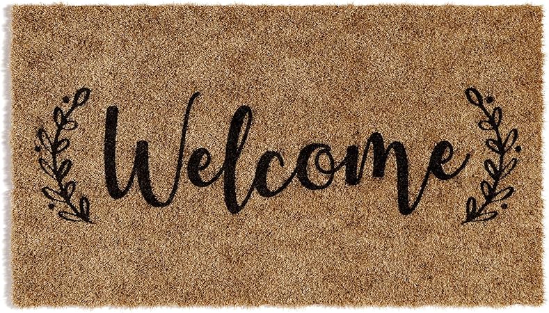 Amazon.com : Barnyard Designs 'Welcome' Doormat Welcome Mat for ...