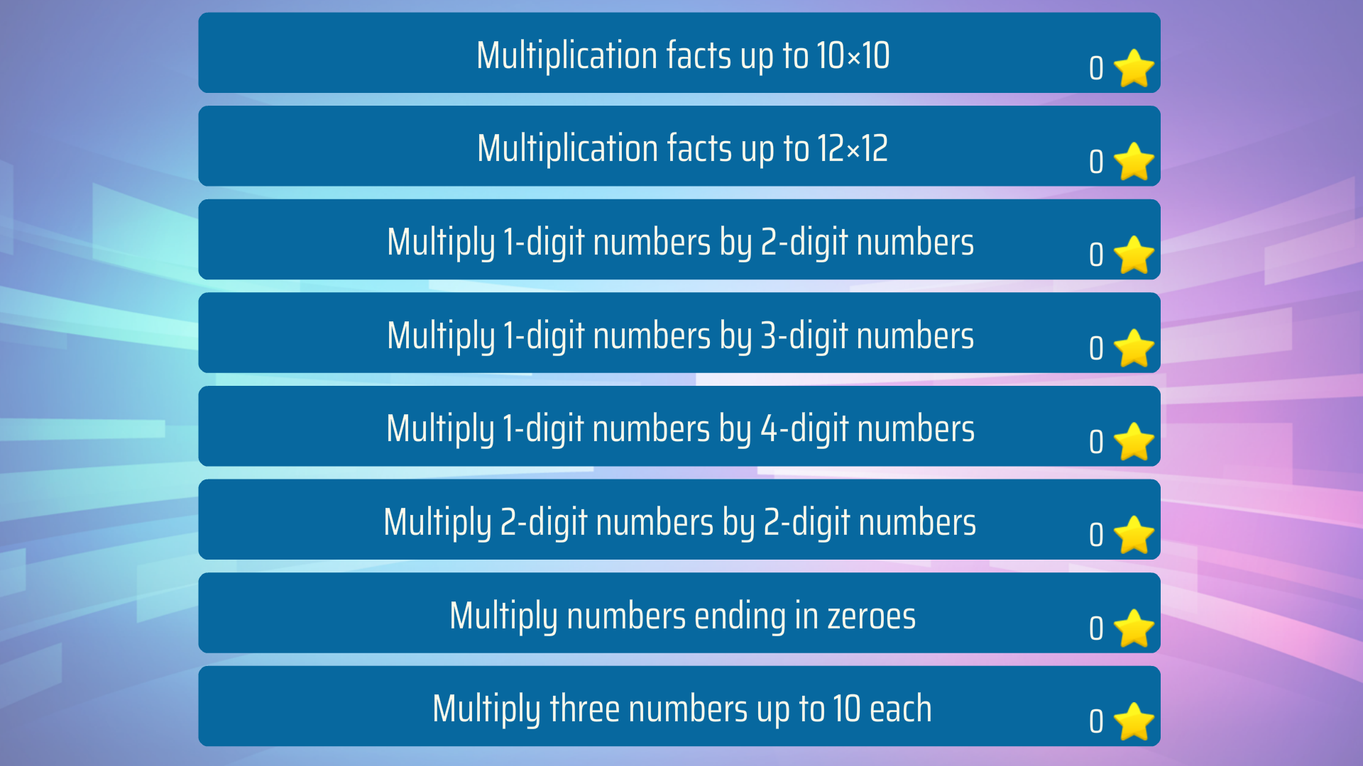 Fourth grade Math - Multiplication - App on Amazon Appstore