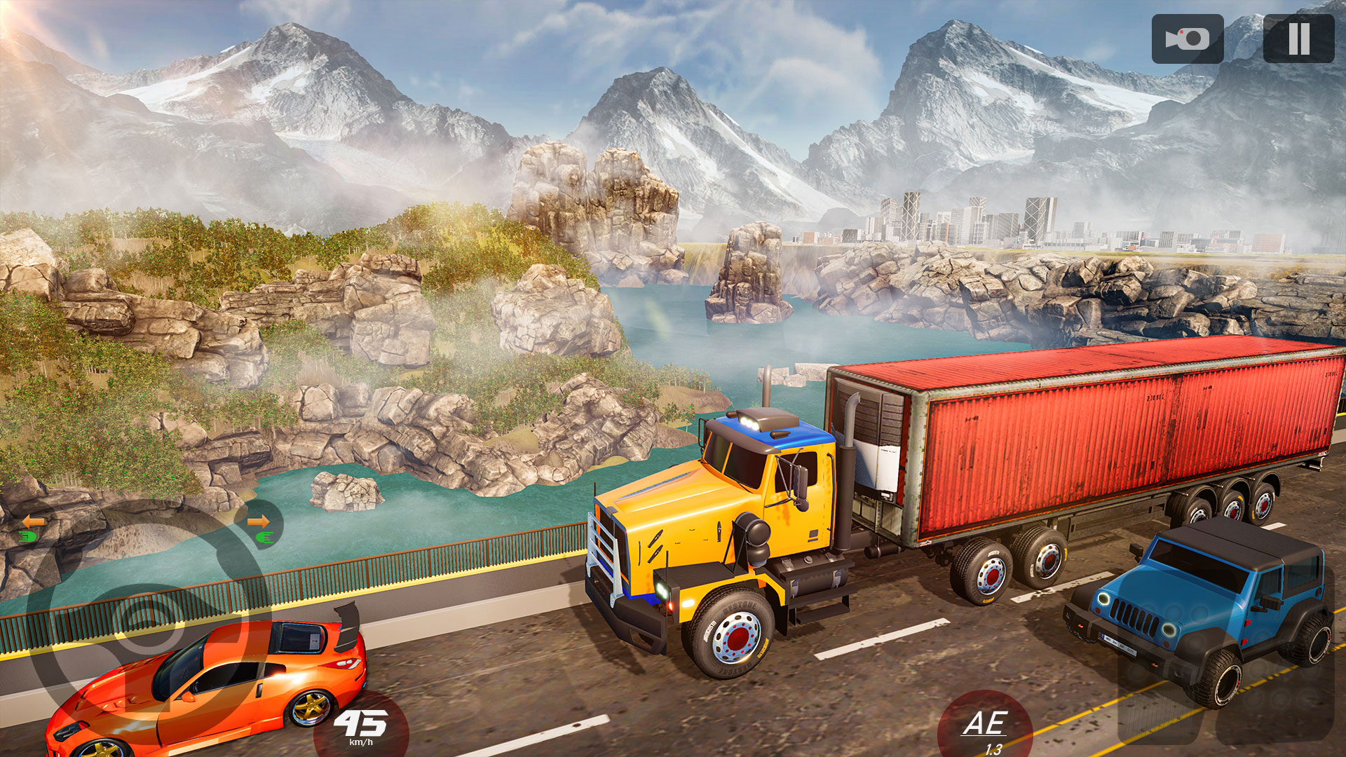 US Modern City Transport Truck Simulator Games 3D - Grand City ...