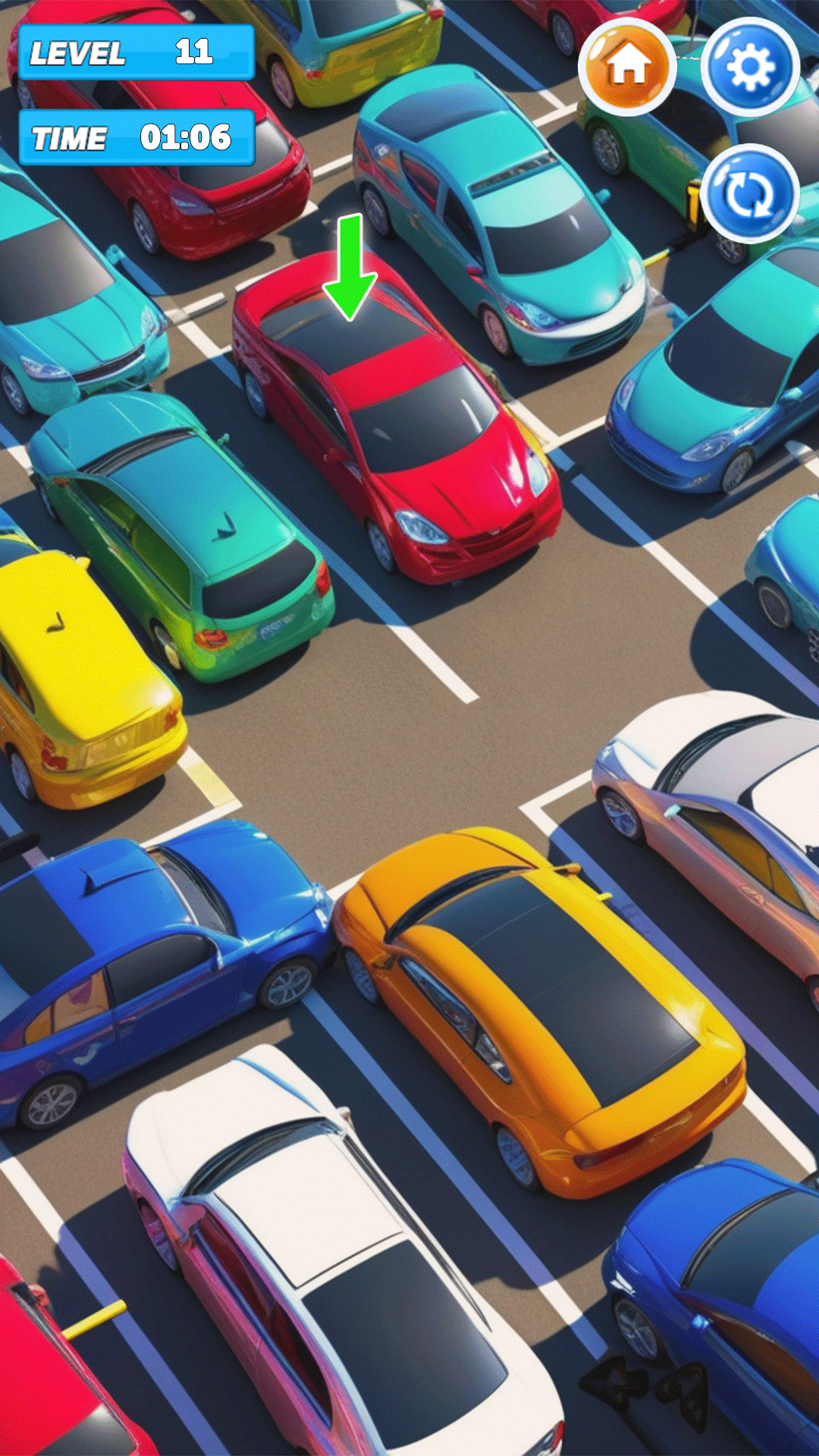 Parking Jam Car Out 3d Game - Car Out Unblock Traffic - Car parking ...