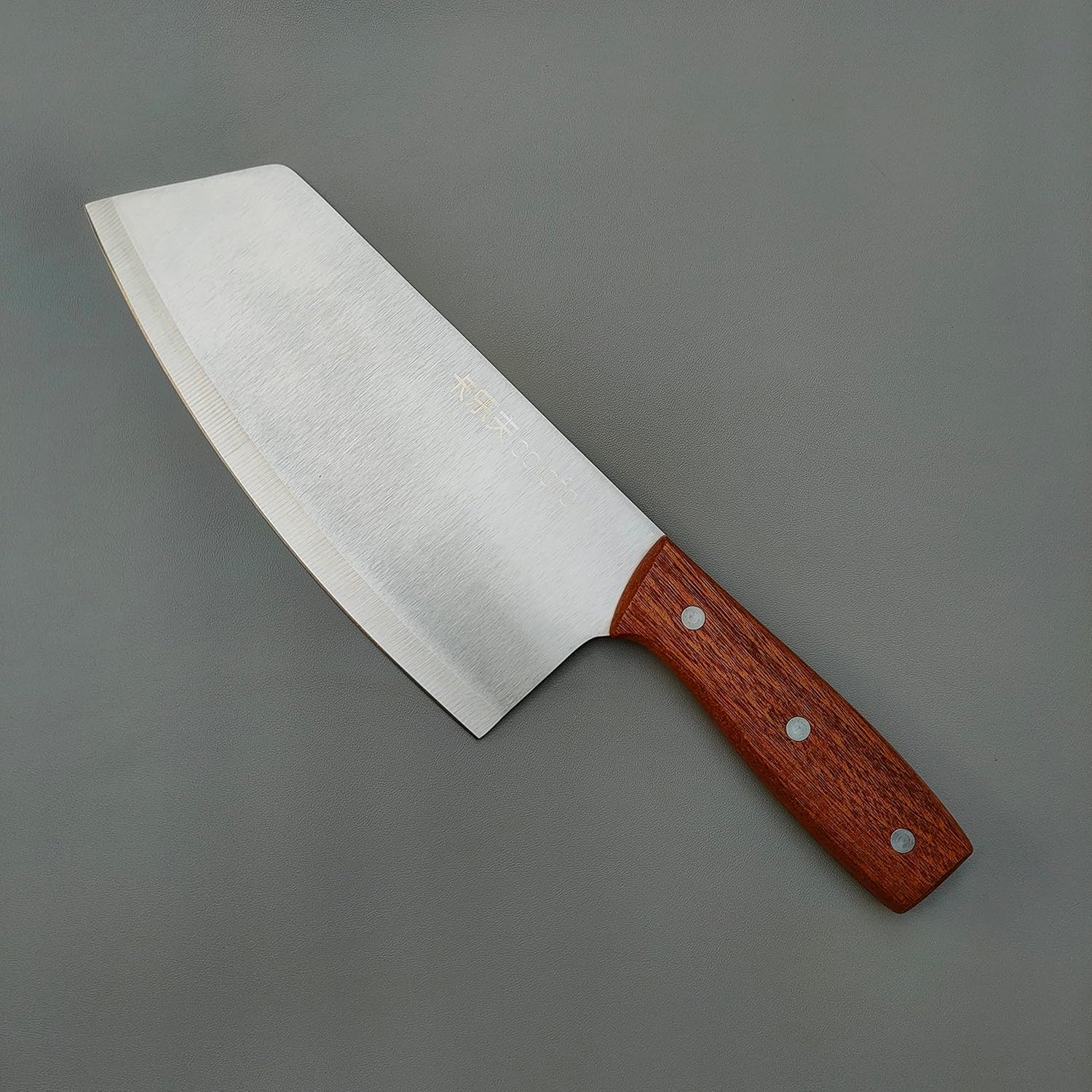 Buy YELONA Pakka Wood Handle Stainless Steel Meat Cleaver Chopper Chef ...
