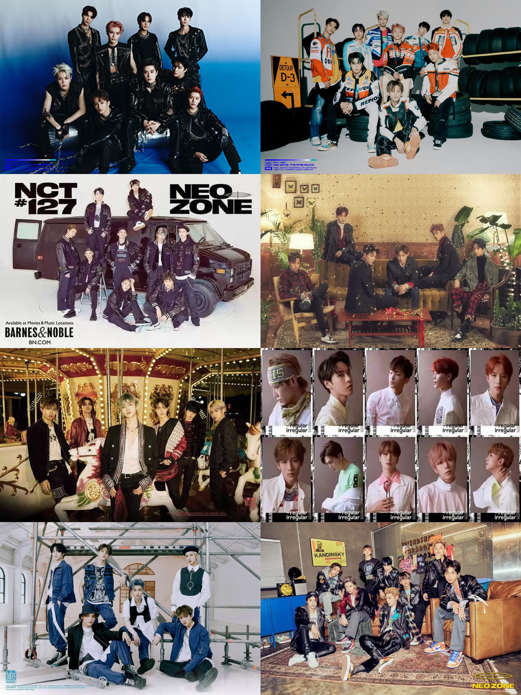 Buy NCT s (NCT-1) 8 Sheets NCT 127 s NEO ZONE s Gift for Kpop Fans ...