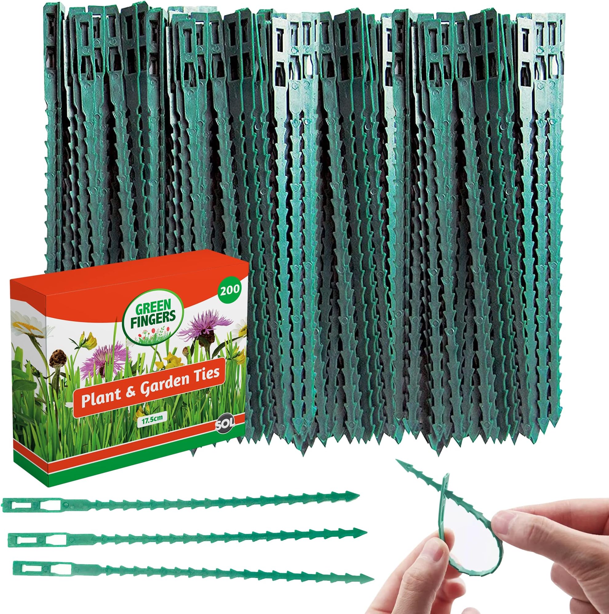GardenGloss Plant Support Clips Small (48pcs) - Garden Clips for Tomato ...