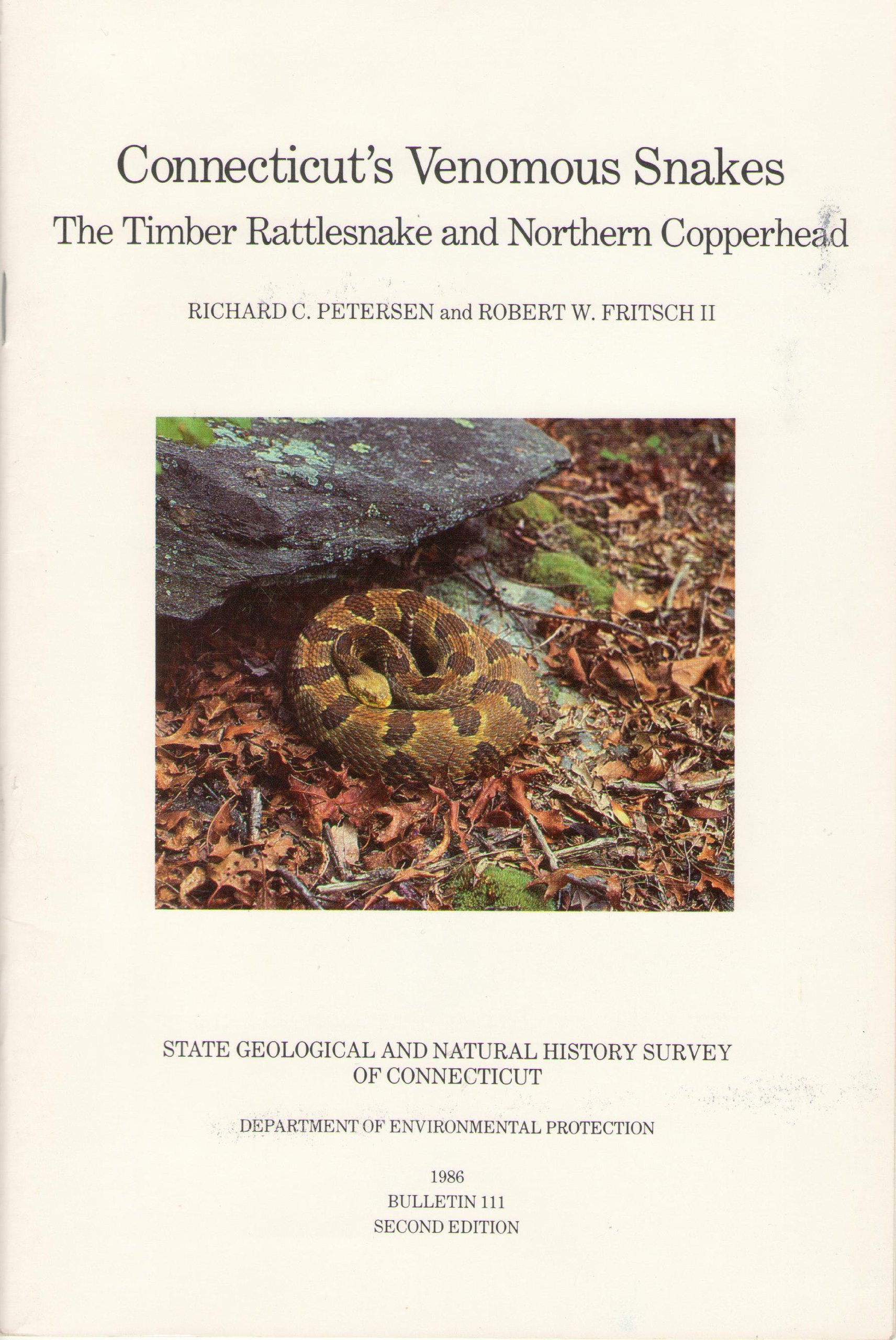 Buy Connecticut's venomous snakes: The timber rattlesnake and northern ...