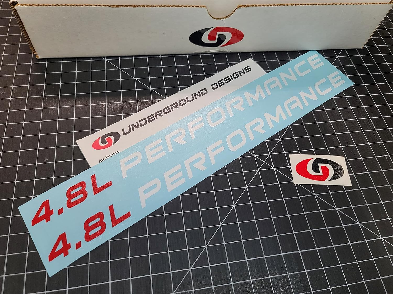 Amazon.com - 4.8L Performance Decals (2-Pack) Vortec V8 Engine Hood ...