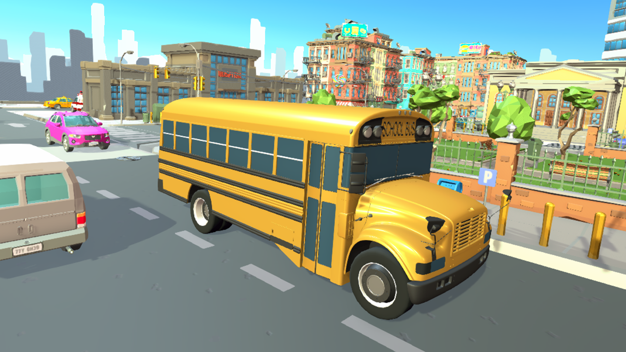 Blocky Highschool Bus Student Transport Simulator 3D - App on Amazon ...