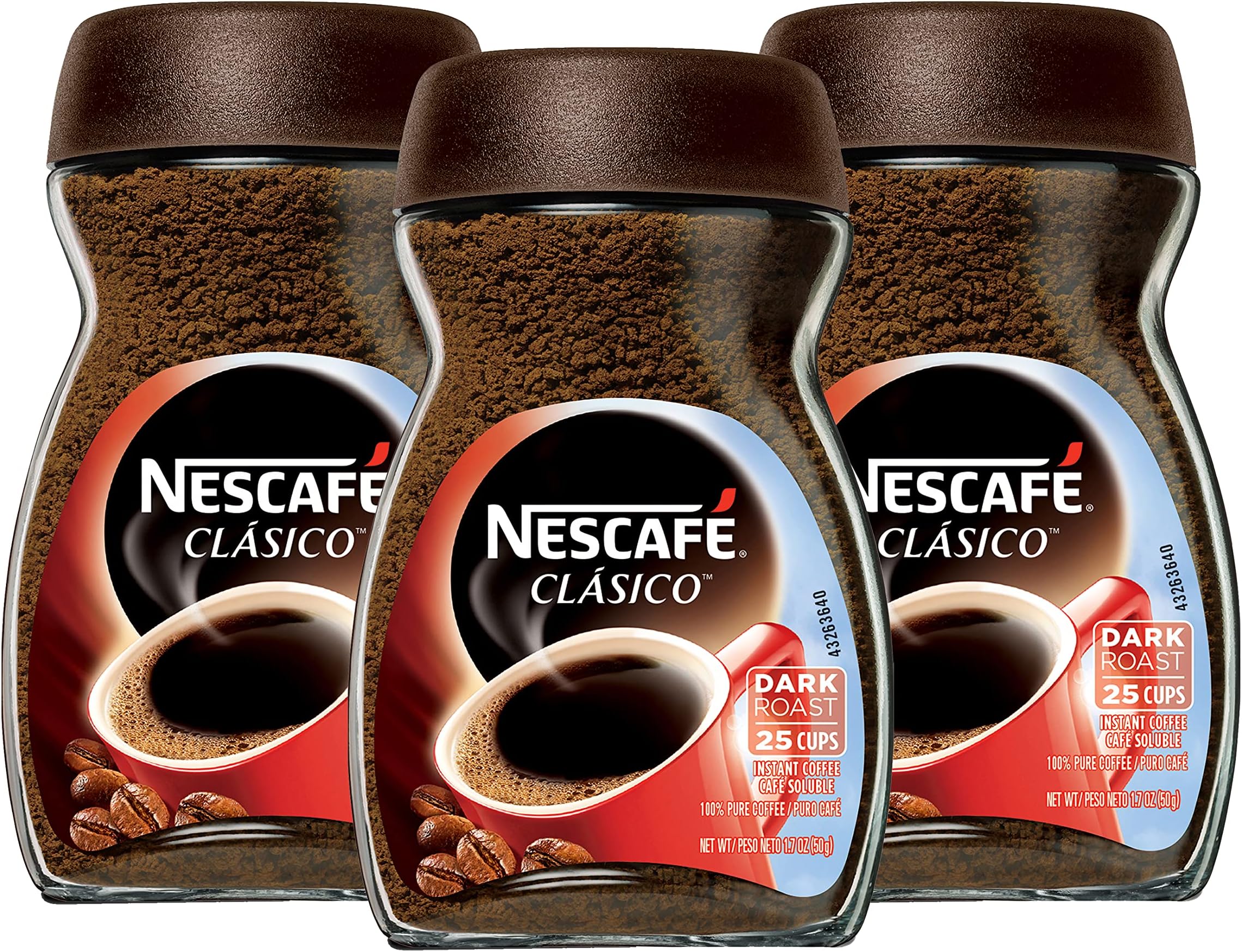 Amazon.com : Nescafe Classic 100% Pure Instant Coffee 200 G : Grocery ...