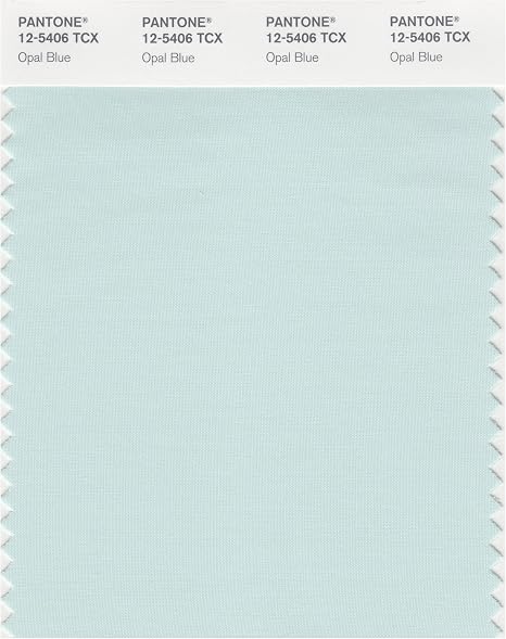 PANTONE Smart 12-5406X Color Swatch Card, Opal Blue - House Paint ...