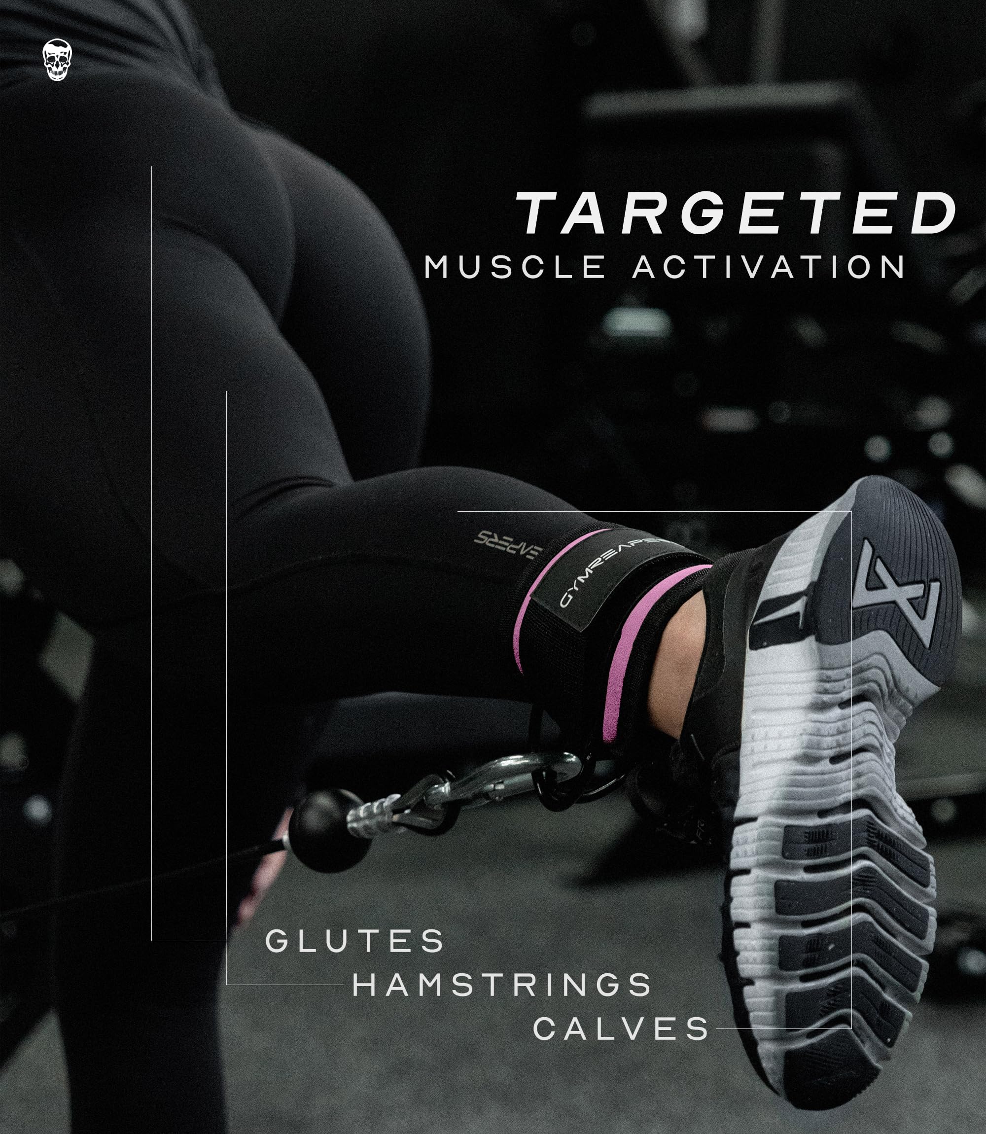 Snapklik.com : Gymreapers Ankle Strap (Single) For Cable Machine ...