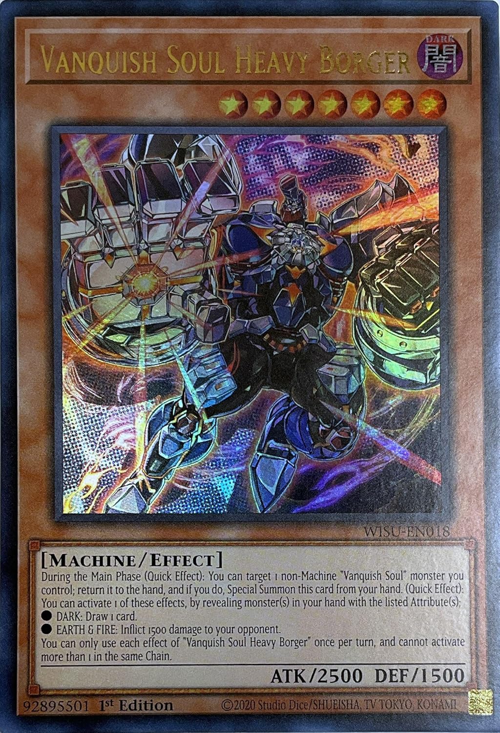 Amazon.com: Vanquish Soul Heavy Borger - WISU-EN018 - Ultra Rare - 1ª ...