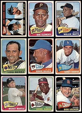 Amazon.com: 1965 Topps Baseball Complete Set (Baseball Set) GD+ ...