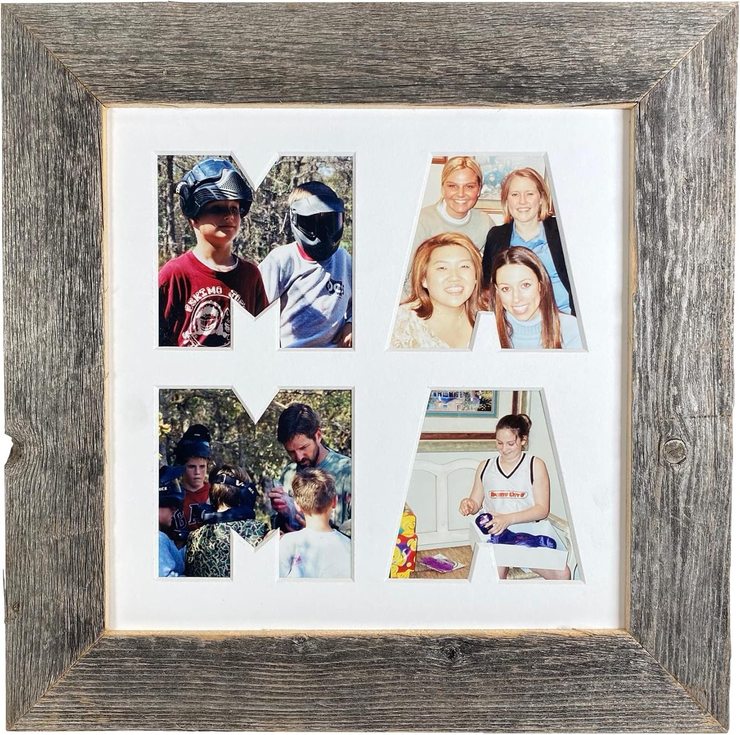 Amazon.com - BARNWOODUSA Mama Picture Frame Made from Reclaimed Wood ...