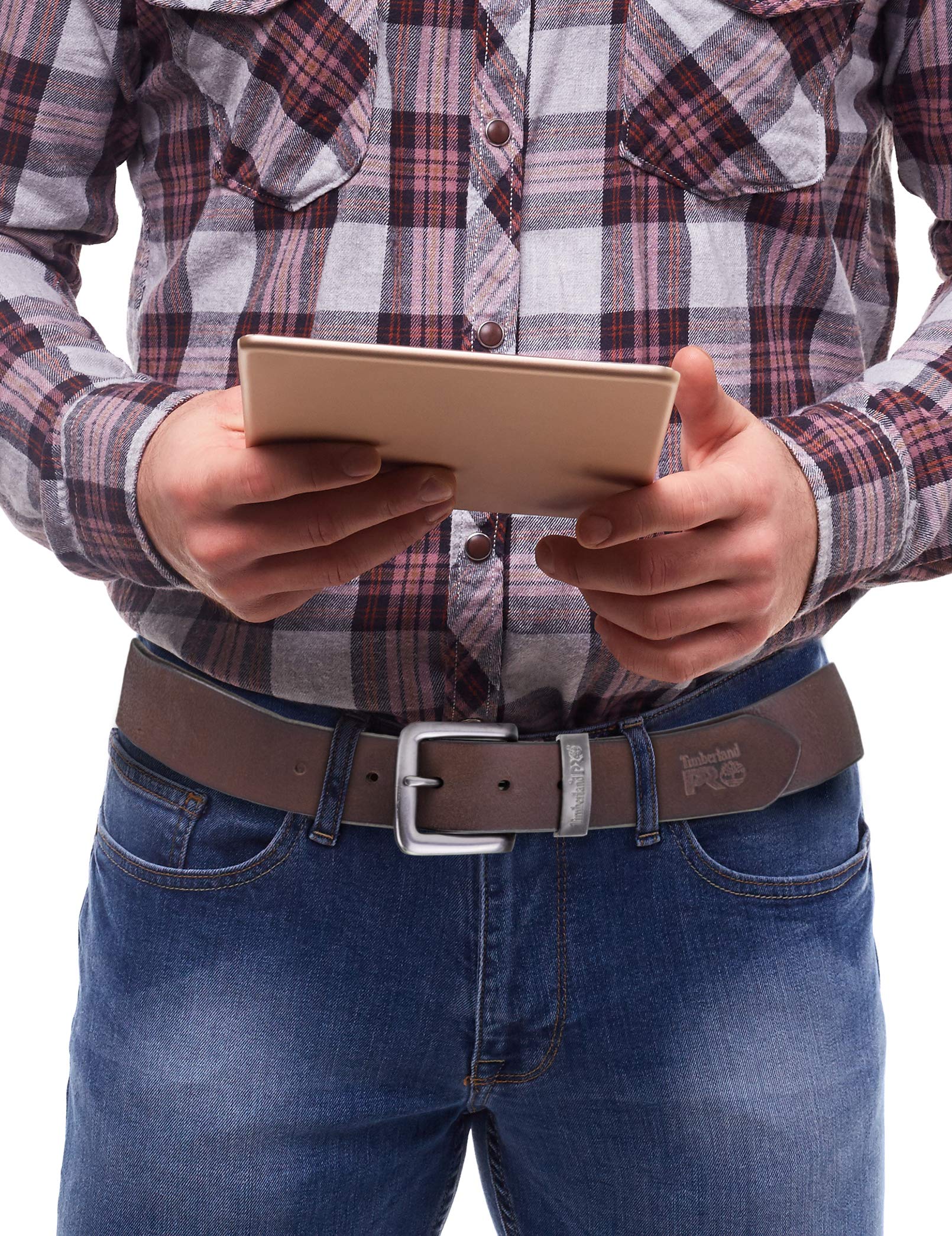 Snapklik.com : Timberland PRO Mens 40mm Workwear Work Belt Leather Belt