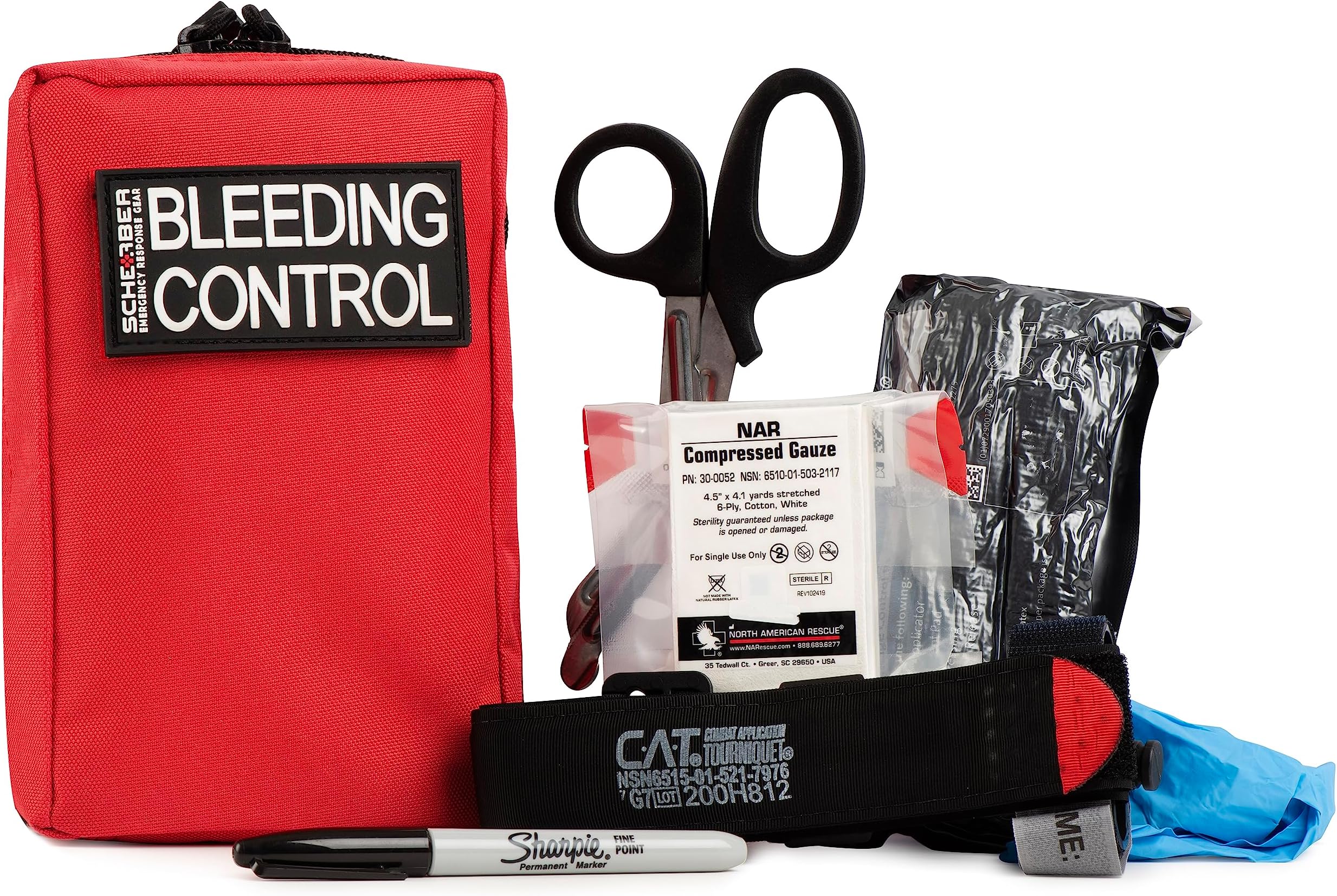 Amazon.com: RHINO RESCUE Tactical Trauma Kit Emergency First Aid Stop ...