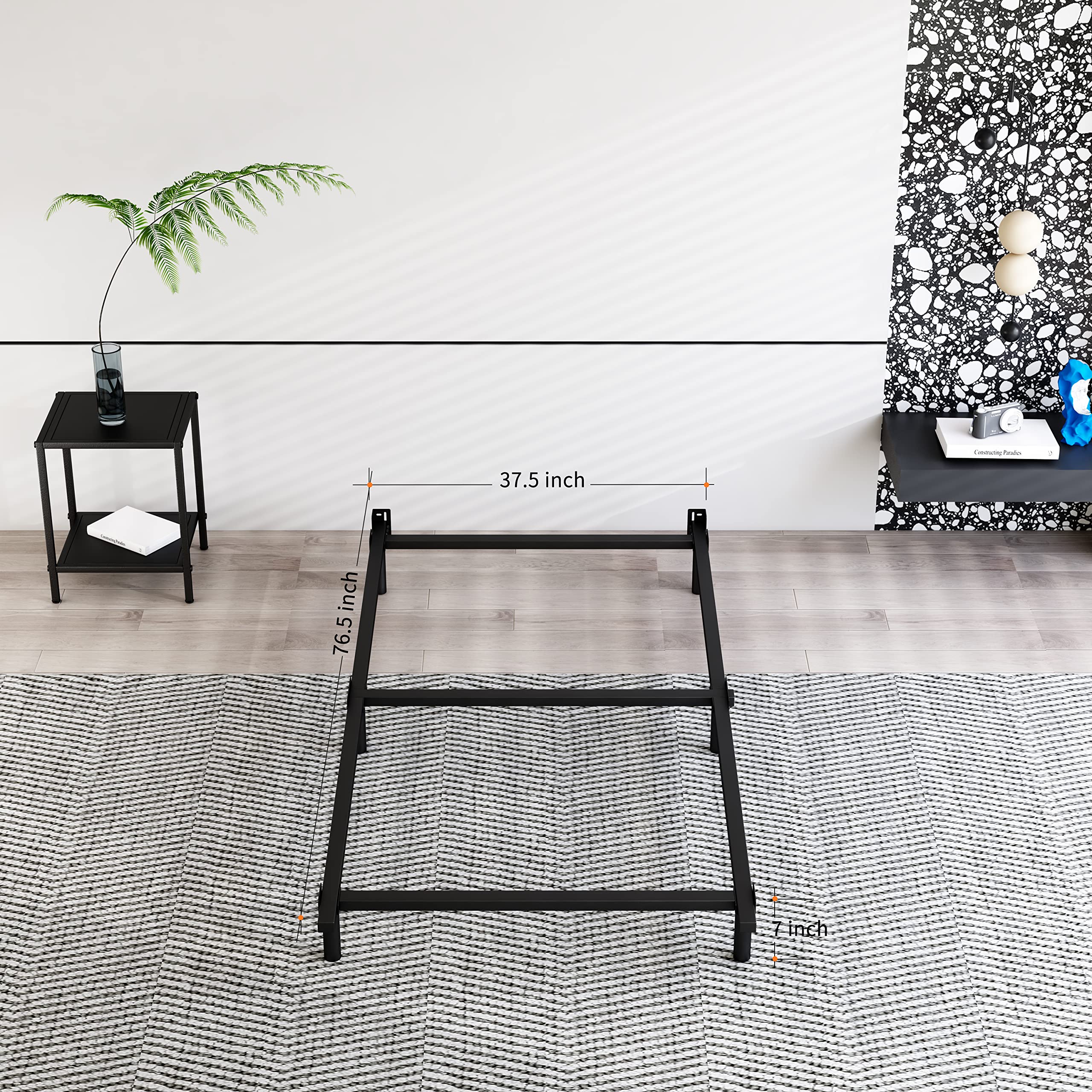 Snapklik.com : Hafenpo Metal Bed Frame - Sturdy Platform Bed Frame ...
