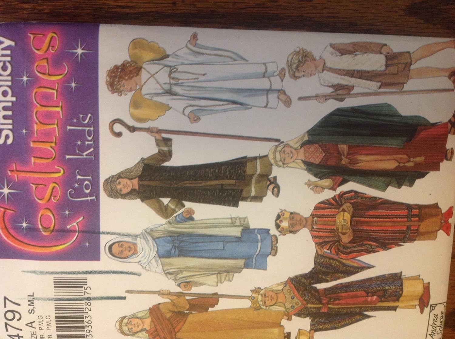 Simplicity 4797 Sewing Pattern for Boys Girls S M L Mary Joeseph ...