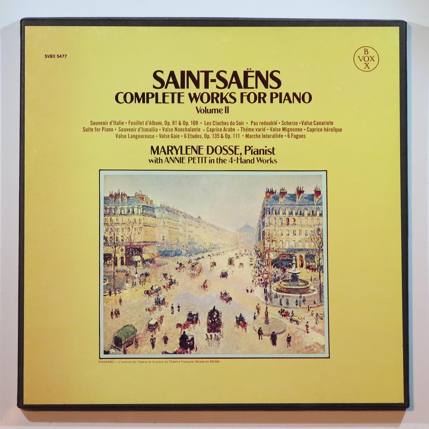 Camille Saint-Saens, Marylene Dosse, Piano, Anne Petit, in the 4-Hand ...