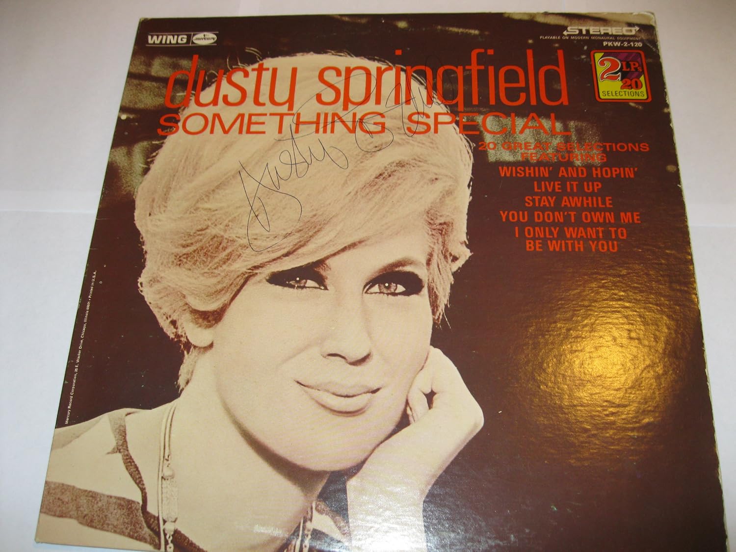 Dusty Springfield Signed Autographed 12" Vinyl Record Album COA at ...