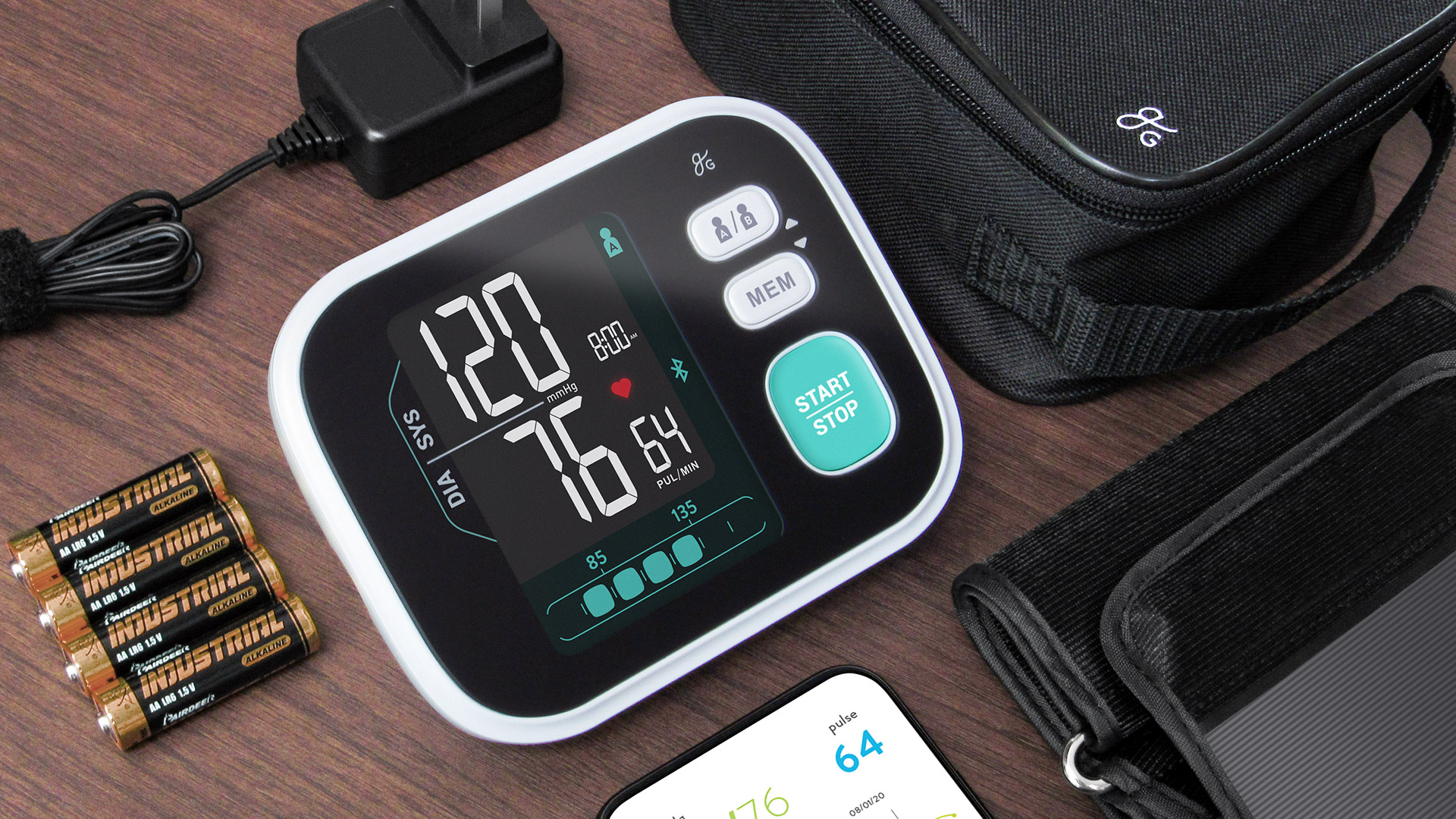 Watch Greater Goods Pro-Series Bluetooth Blood Pressure Monitor on ...